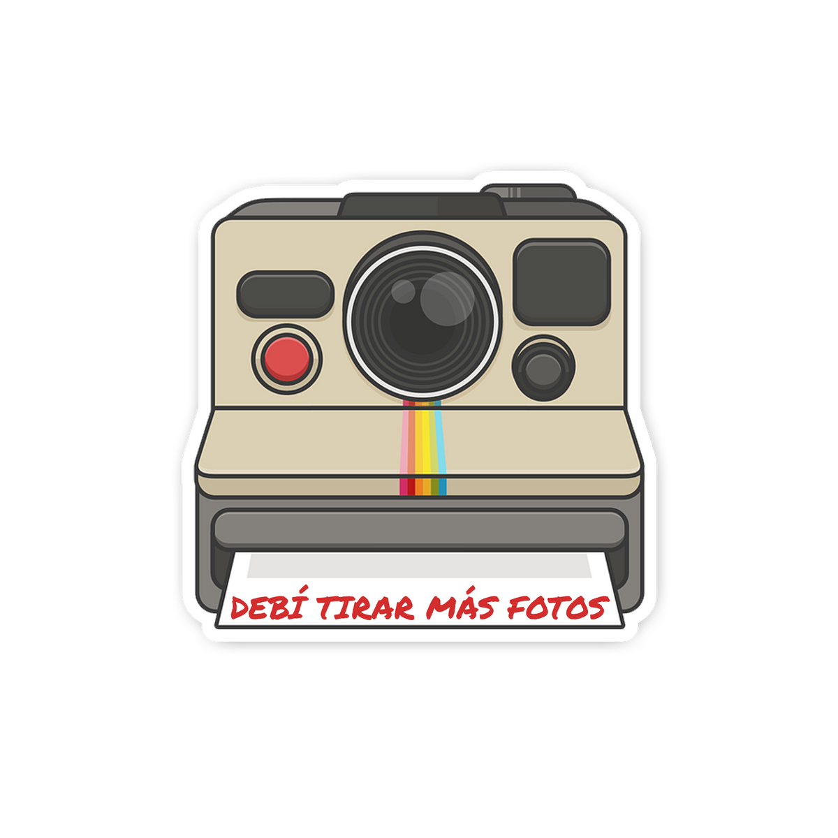 Debi Tirar Mas Fotos polaroid Sticker – Euthentic